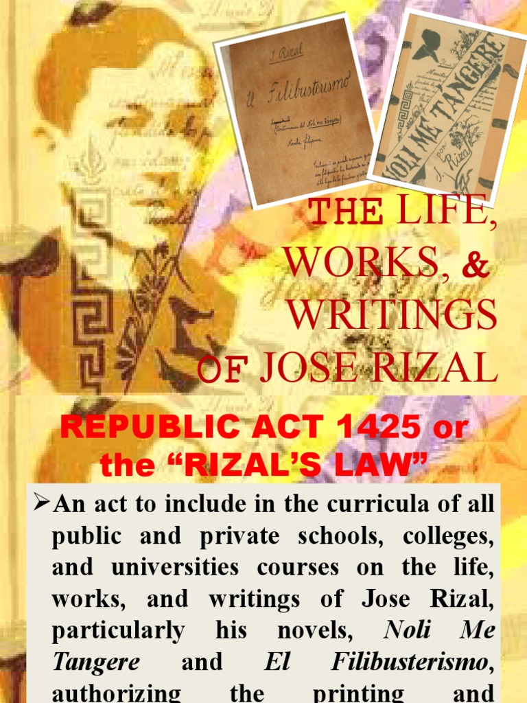 The Life, Works, & Writings of Jose Rizal | PDF | Philippines