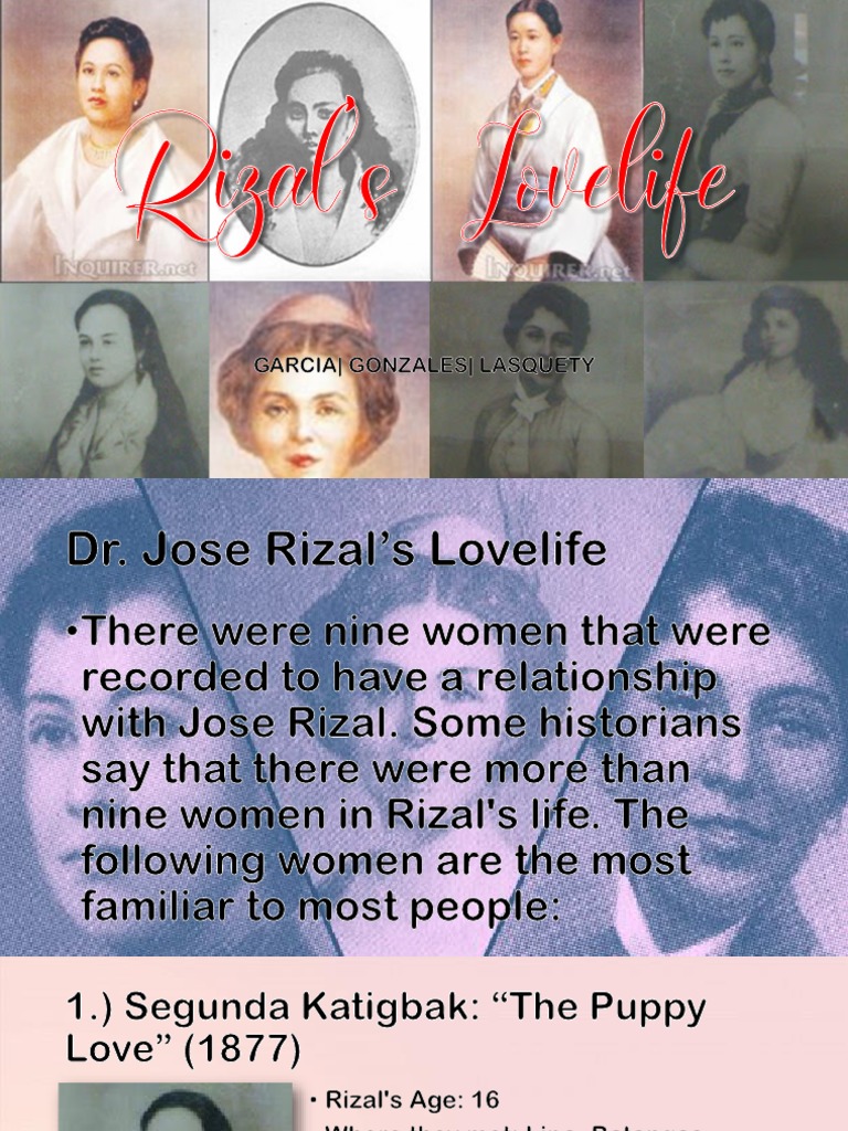 Dr. Jose Rizal's Lovelife | PDF