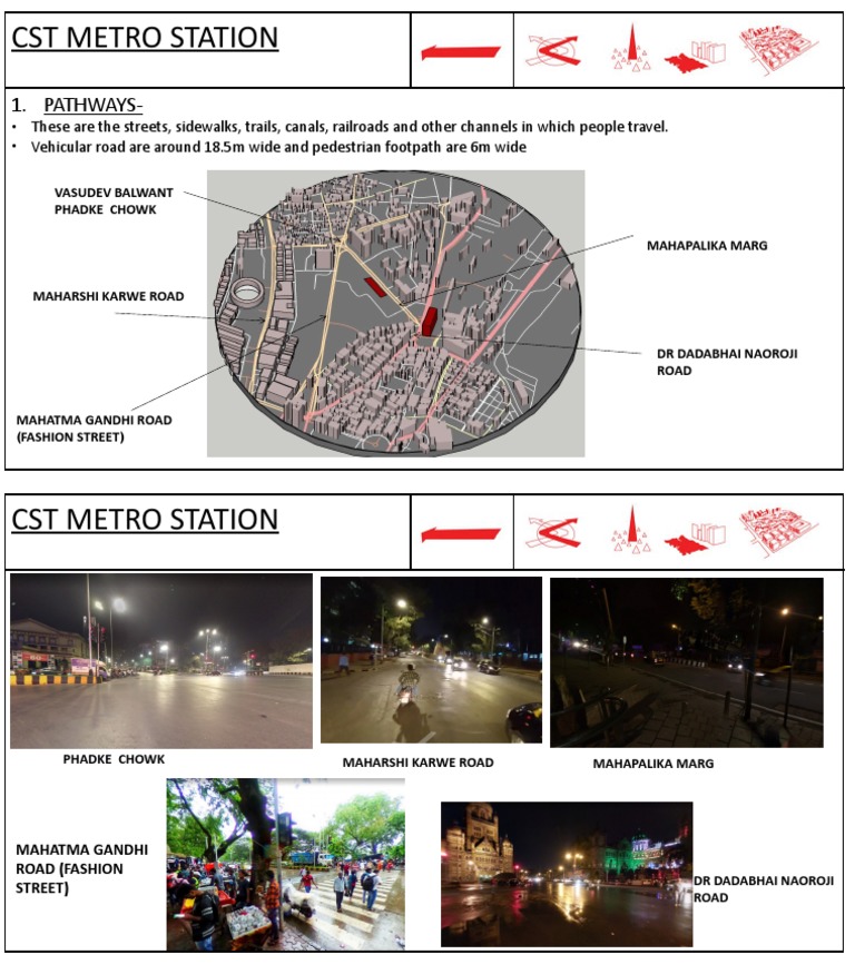 CST Metro Station: 1. Pathways | PDF