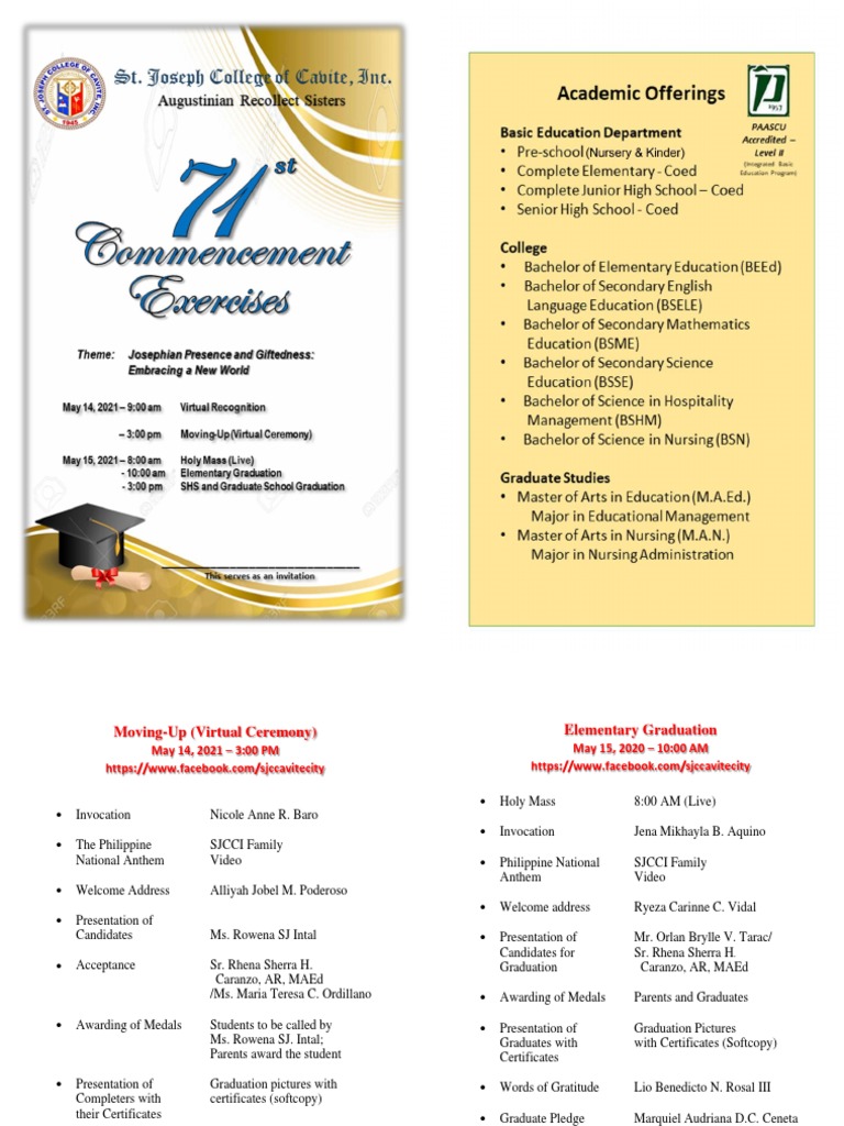 Graduation 2020 2021 Booklet | PDF | Health Sciences