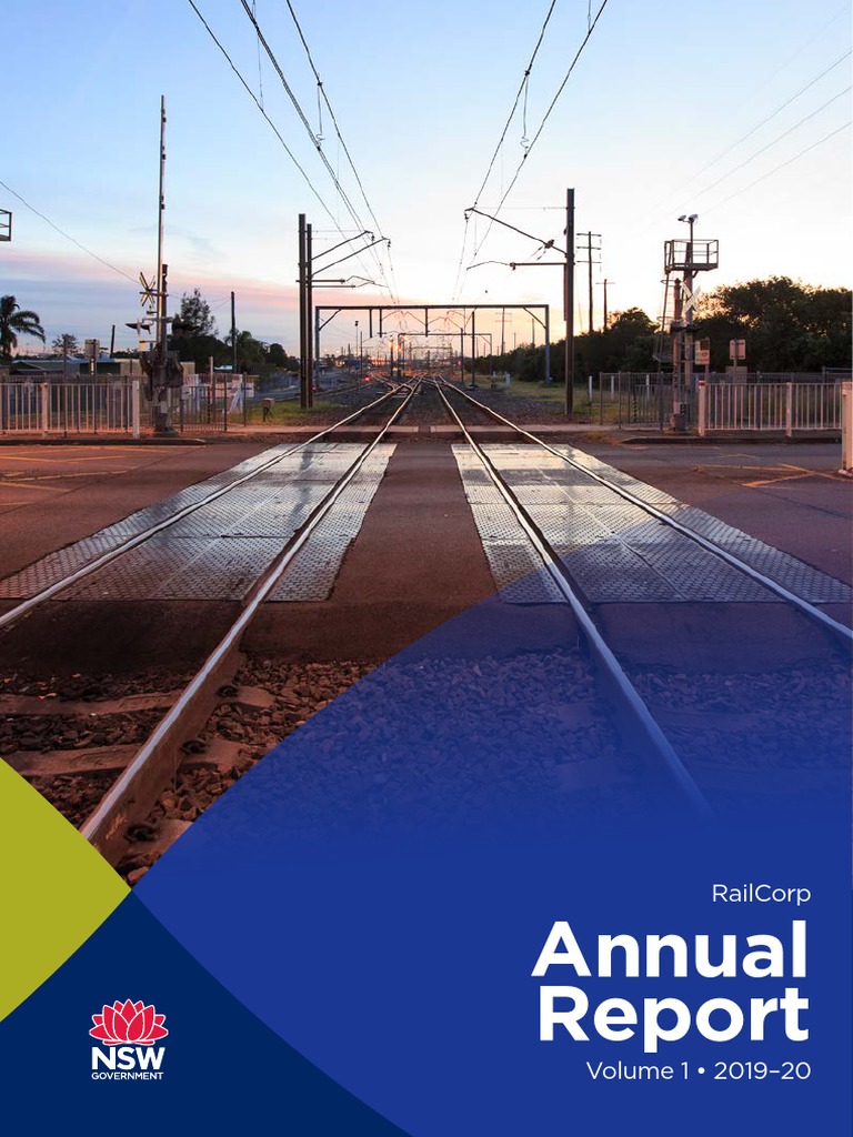 RailCorp Annual Report 2019-20 Volume 1 | PDF | Internal Audit | Expense