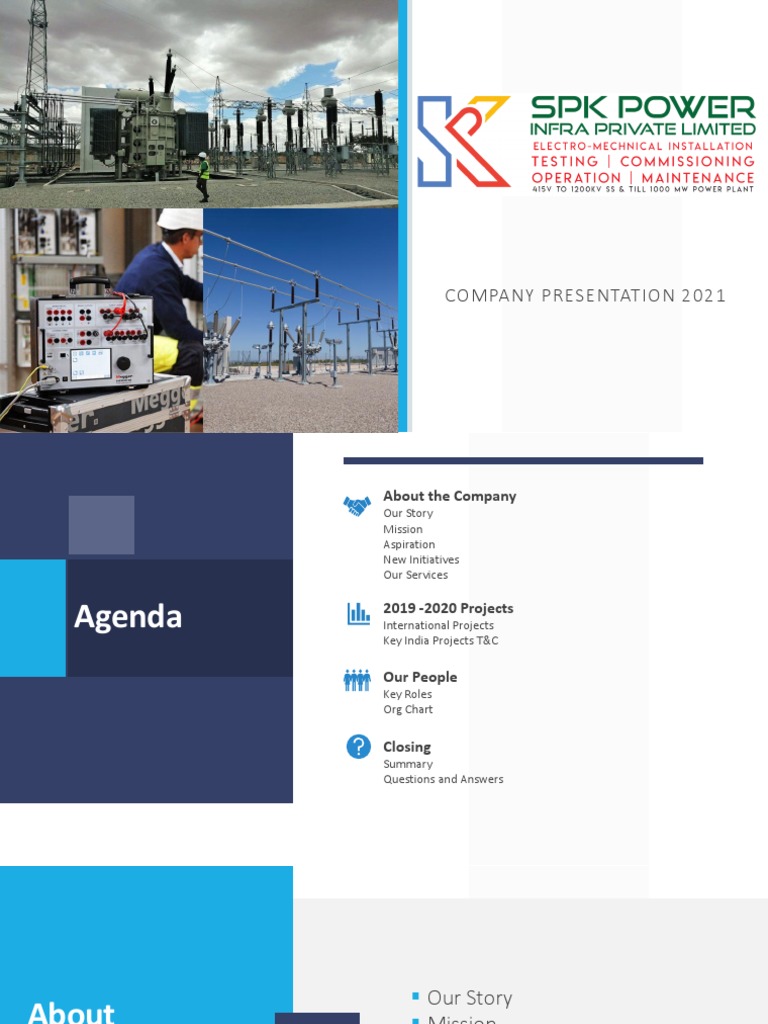 SPK Presentation 2021 | PDF | Electrical Substation | Tamil Nadu