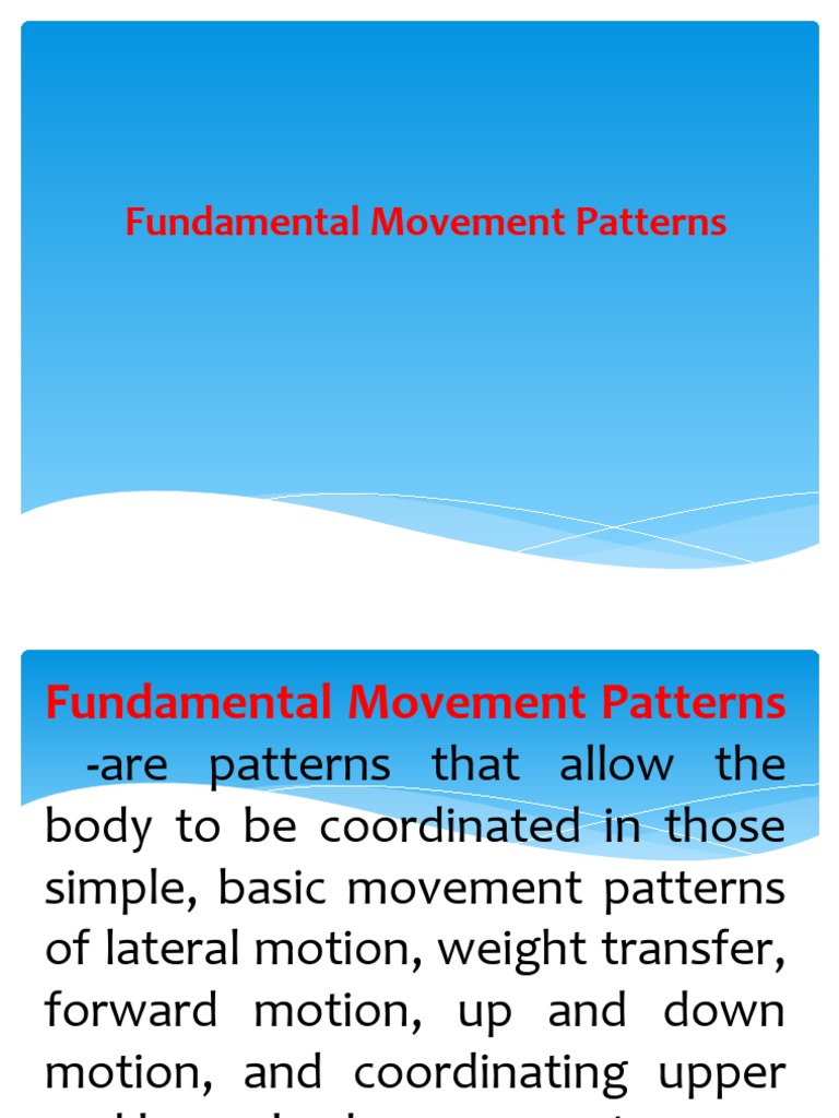 Fundamental Movement Patterns | PDF | Self-Improvement | Wellness