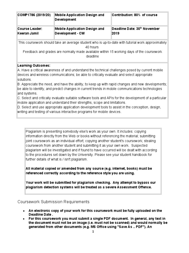 CW1 COMP1786 120 Ver4 1920 | PDF | Mobile App | Android (Operating System)