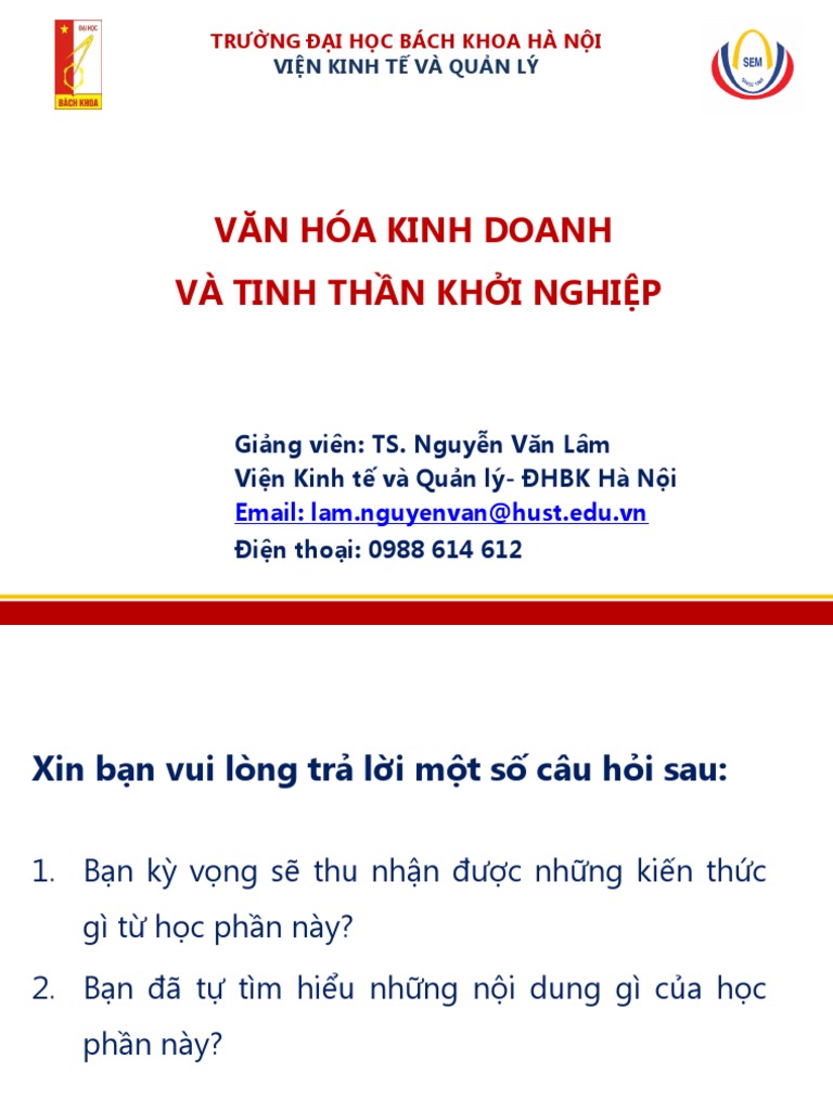 Chương 1 &2, 3 VHKD &TTKN | PDF
