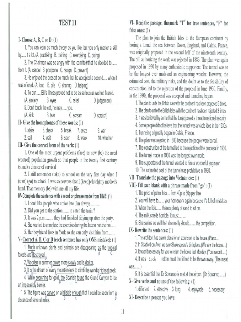 80 Tests - Test 11-20 | PDF