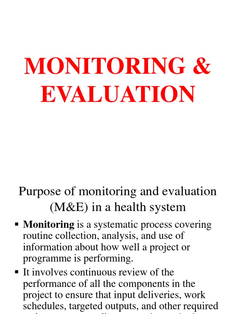 Monitoring & Evaluation Essentials | PDF | Evaluation | Monitoring And ...