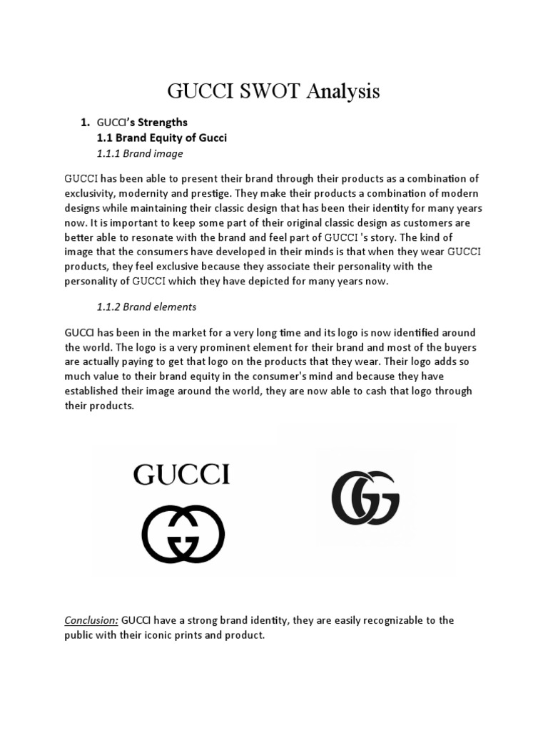 Gucci Swot | PDF | Brand | Logos
