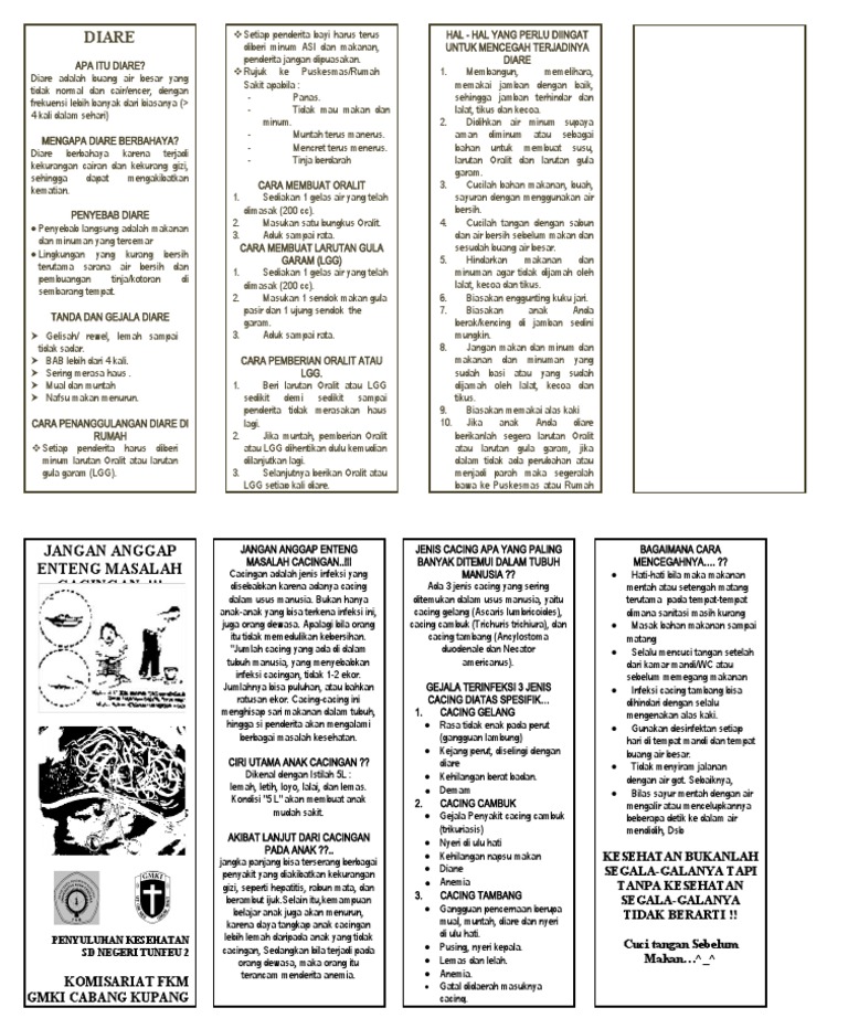 Brosur Diare | PDF
