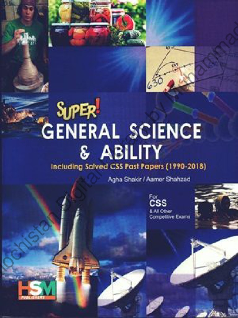 HSM General Science and Ability | PDF