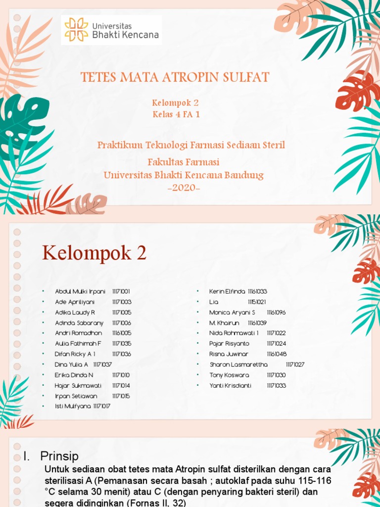 Tetes Mata Atrofin Sulfat - 4fa1-Prak - TFSS | PDF | Memasak, Makanan ...