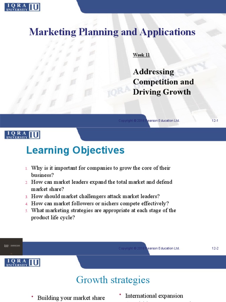 Addressing Competition and Driving Growth | PDF | Marketing | Marketing ...