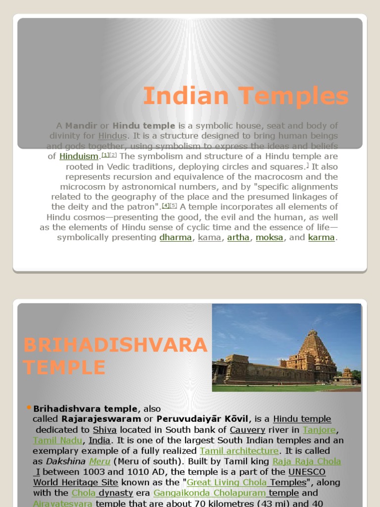 Indian Temples PPT ISHAN PROJECT | PDF | Indian Religions