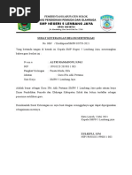 Contoh - Surat Keterangan Nilai Rapor | PDF