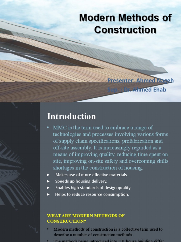 Modern Methods of Construction | PDF | Wall | Architecture