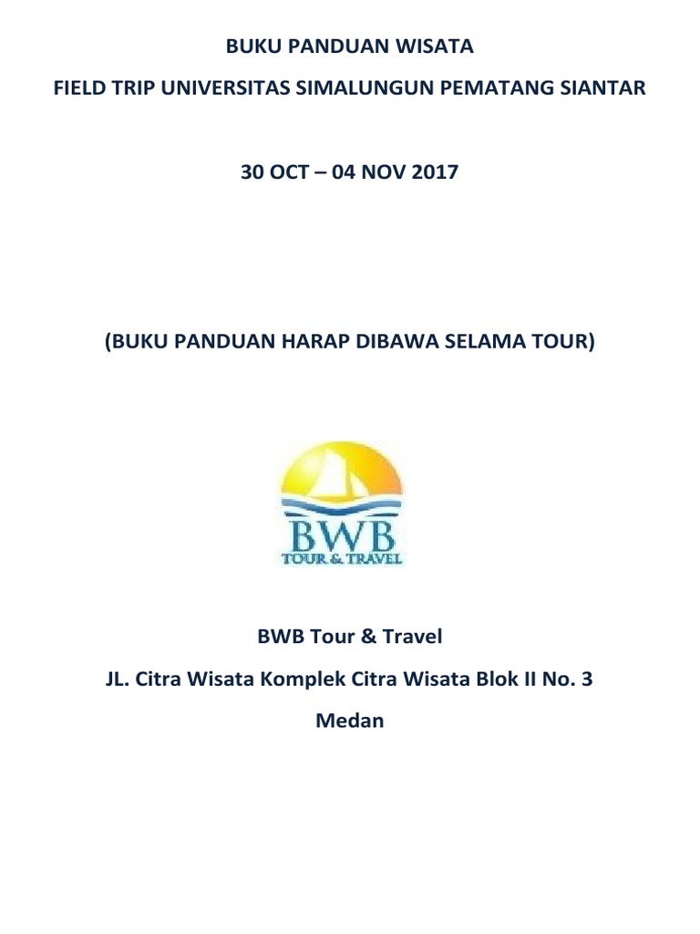 BUKU PANDUAN USI SIANTAR 30 Okt 04 Nov-1 | PDF
