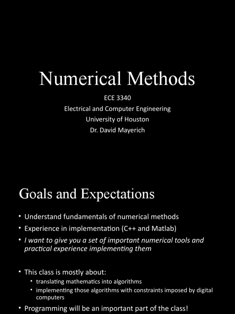 Introduction To Numerical Analysis | PDF | Sampling (Signal Processing ...