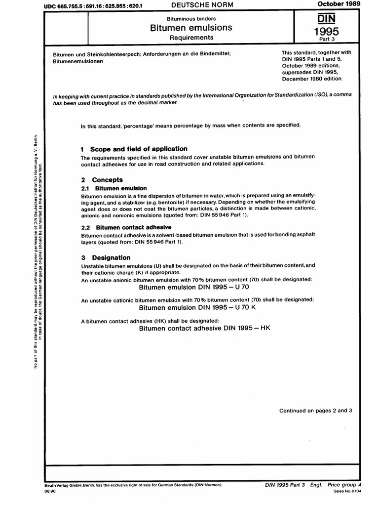 DIN 1995-3-1989-En | PDF