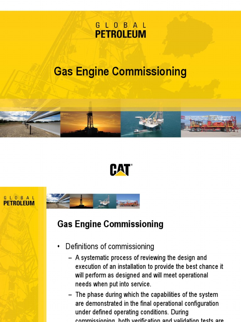 Gas Engine Commissioning | Download Free PDF | Energy Technology ...