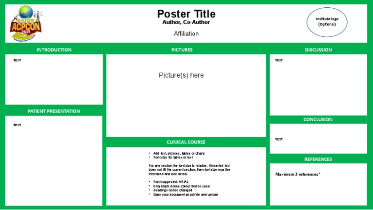 Case Report Poster Template Guide | PDF