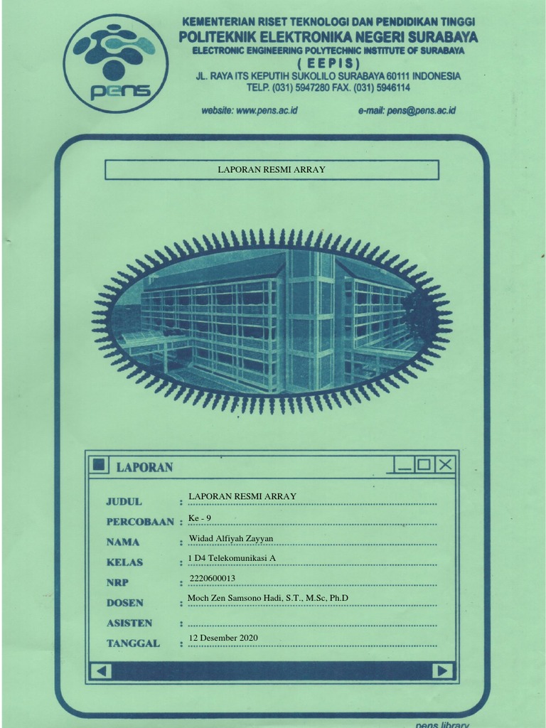 Laporan Resmi Array | PDF