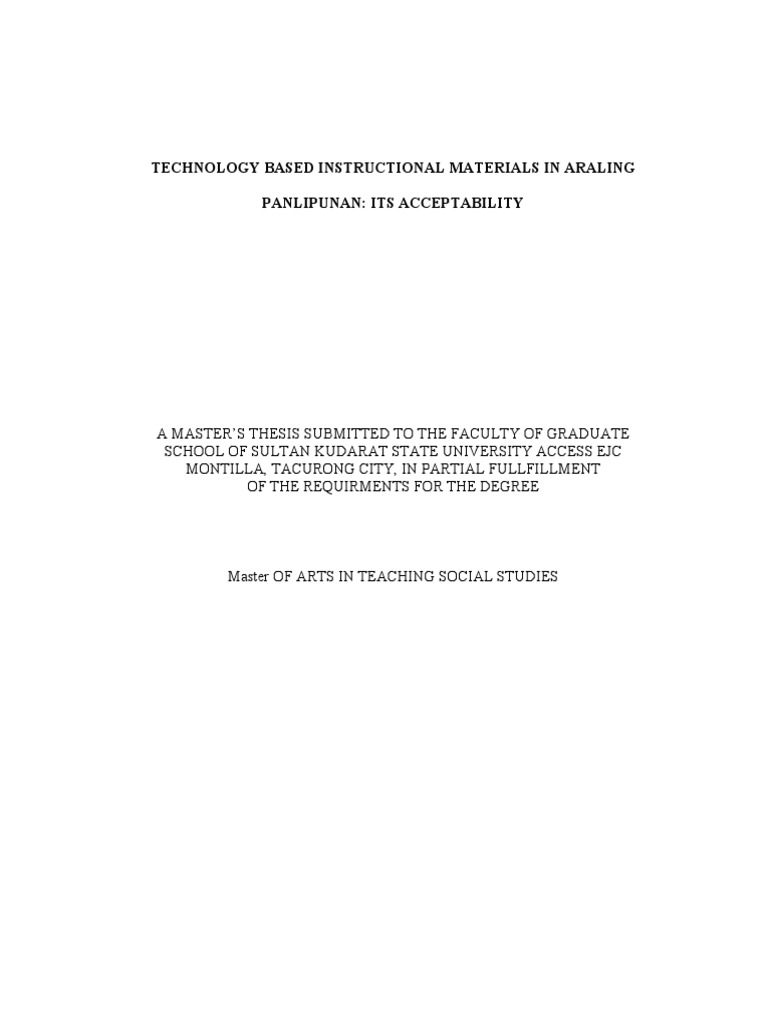Assessing the Acceptability and Effectiveness of Technology-Based ...