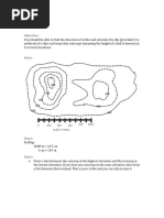 Outcrop Pattern and 3 Point Problem | PDF | Contour Line | Topography