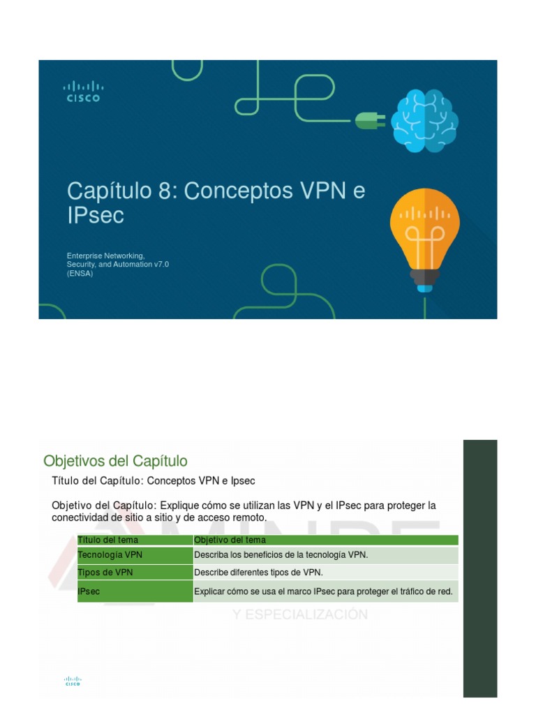 Diapositivas Cap. 08 ENSA | PDF | Red privada virtual | Transport Layer Security