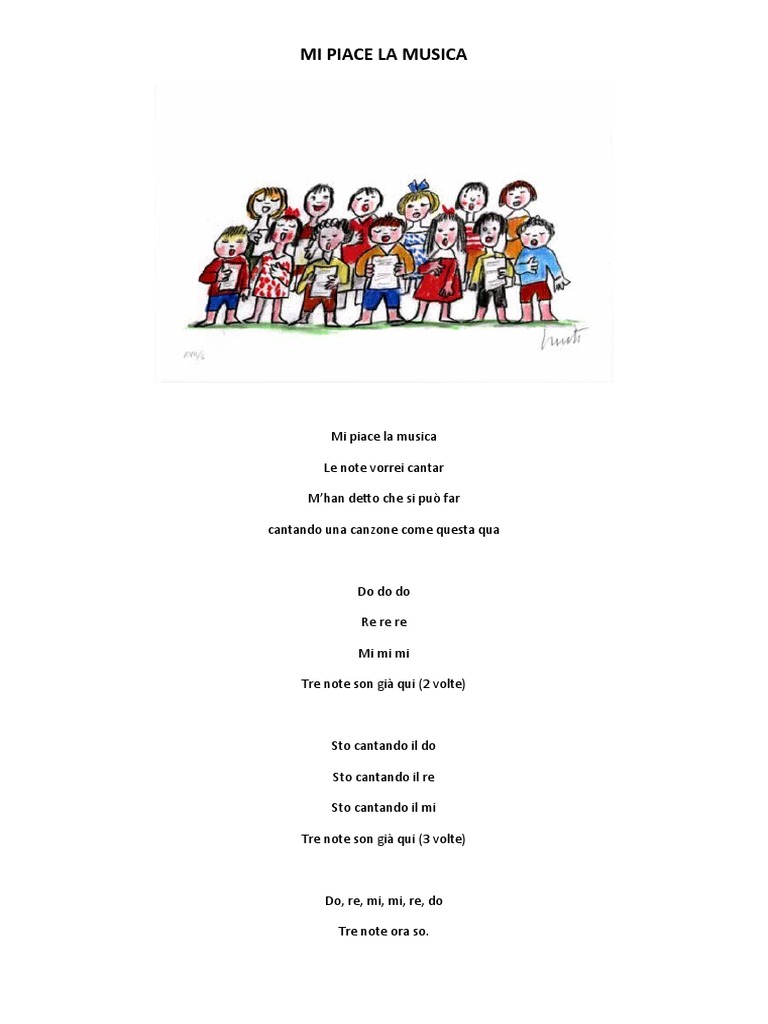 Mi Piace La Musica | PDF