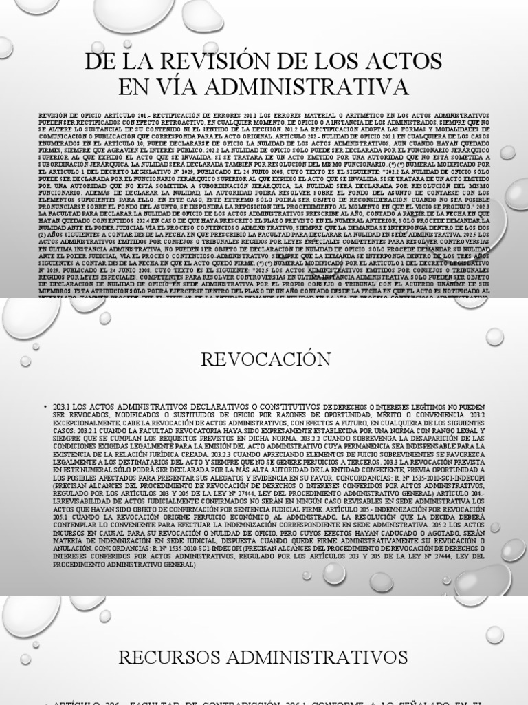 De La Revisión de Los Actos en Vía Administrativa | PDF | Apelación ...