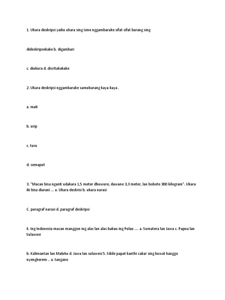 Contoh Soal SBD MI | PDF