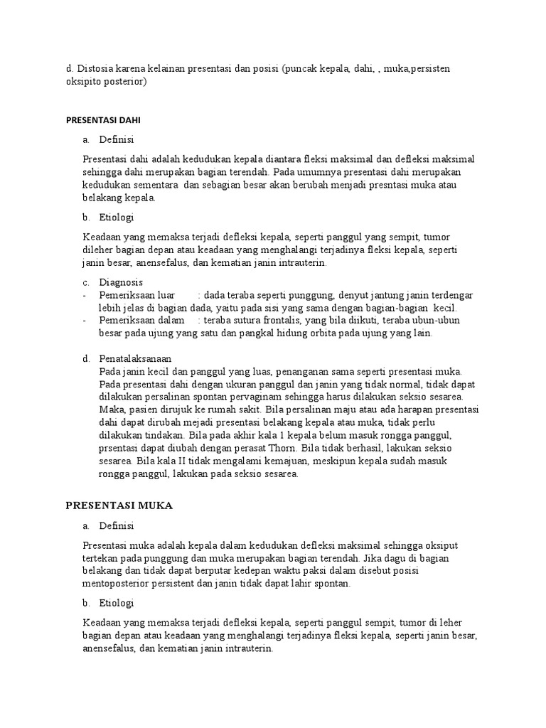 Presentasi Dahi | PDF