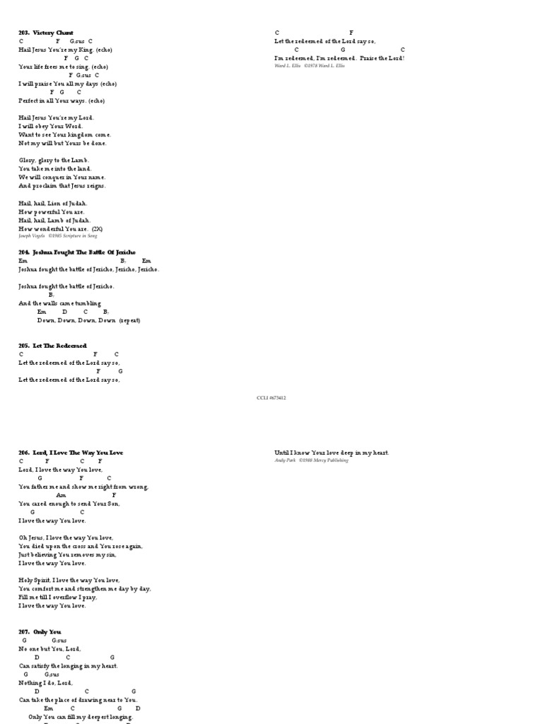 Victory Chant: Ward L. Ellis ©1978 Ward L. Ellis | PDF | Lamb Of God | God