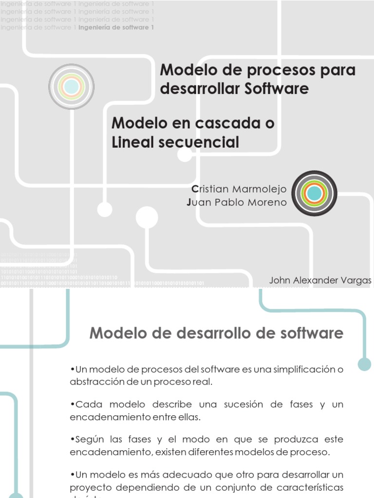 Modelo Lineal Secuencial | PDF | Ingeniería de software | Software