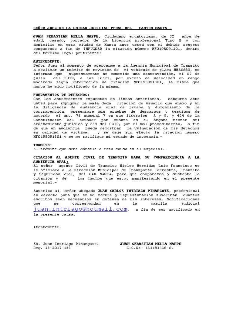 Impugn Jessica Bedoya | PDF | Instituciones sociales | Ciencias sociales