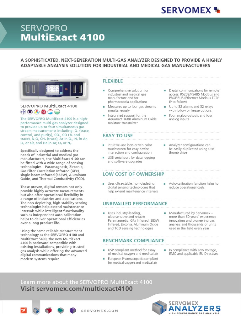 SERVOPRO-MultiExact-4100 EN 3 | PDF | Medical Device | Touchscreen