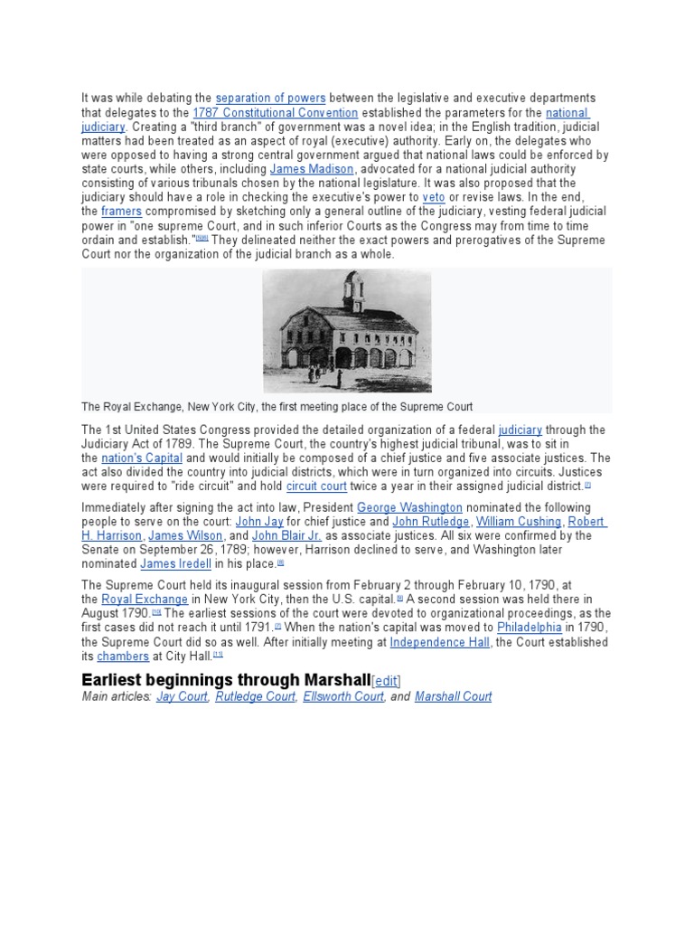 Supreme Court US-History | PDF | Supreme Courts | Supreme Court Of The ...