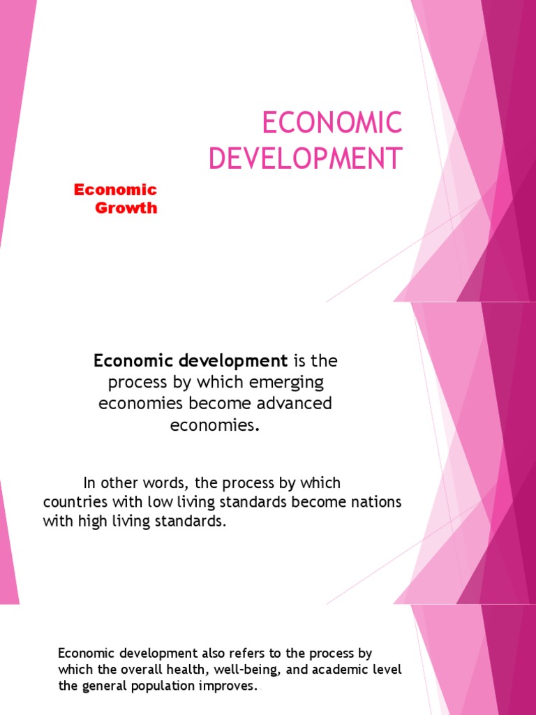 Economic Development Overview | PDF | Economic Growth | Economic ...