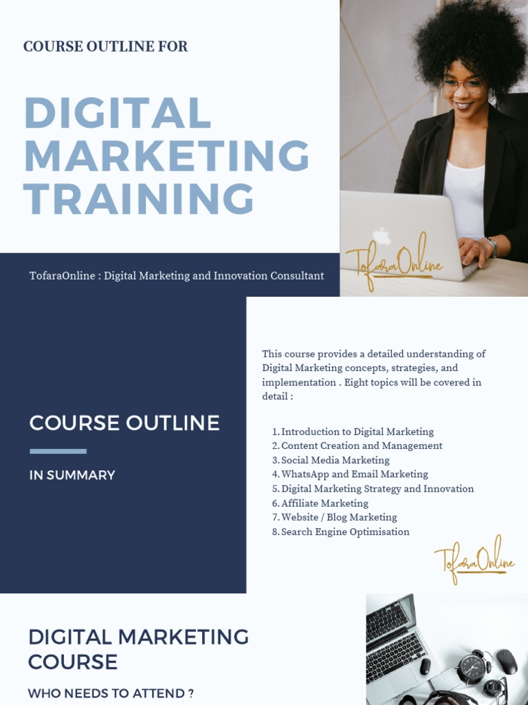Digital Marketing Course Outline | PDF | Digital Marketing | Marketing