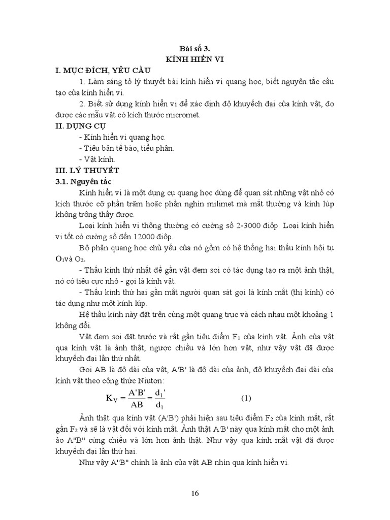 Bai 3 4 KHV và quang sắc ke | PDF