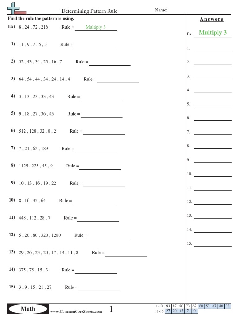 School Math Worksheet 1-4 | PDF | Multiplication | Mathematical Notation