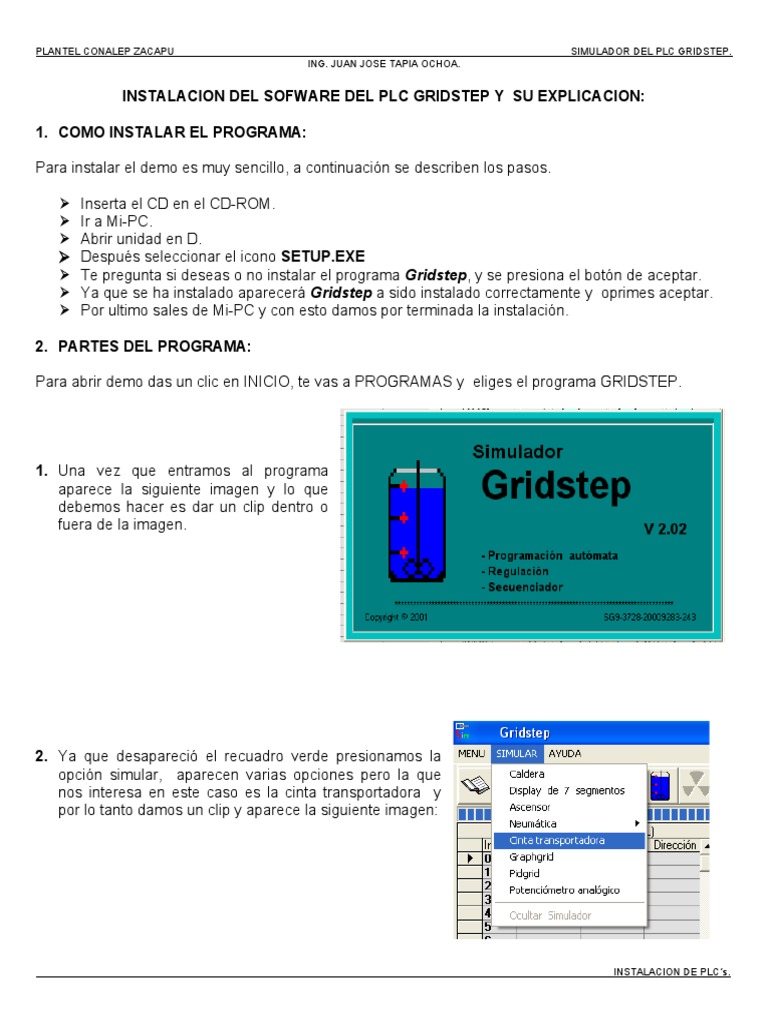 MANUAL DEL PLC S GRIDSTEP | PDF | Informática | Ciencias de la Computación
