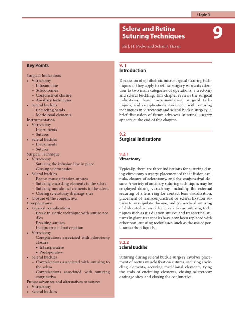 (123doc) Opthalmic Microsurgical Suturing Techniques Part 7 | PDF ...