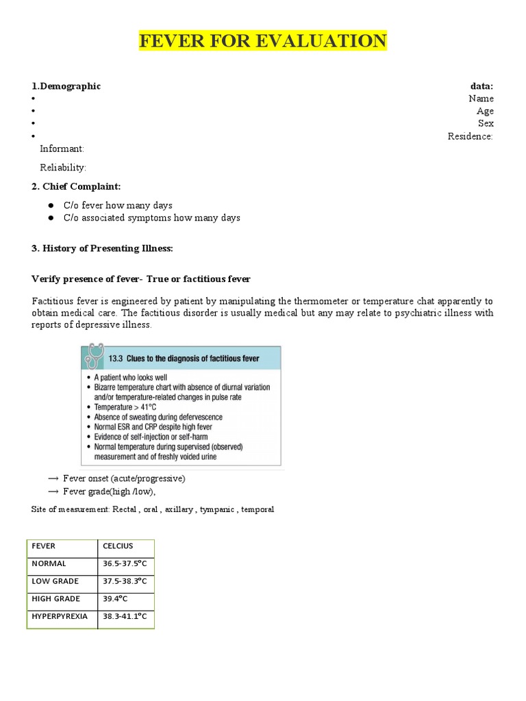 Fever Proforma and Assignment - 1 | PDF | Hepatitis | Hepatitis C
