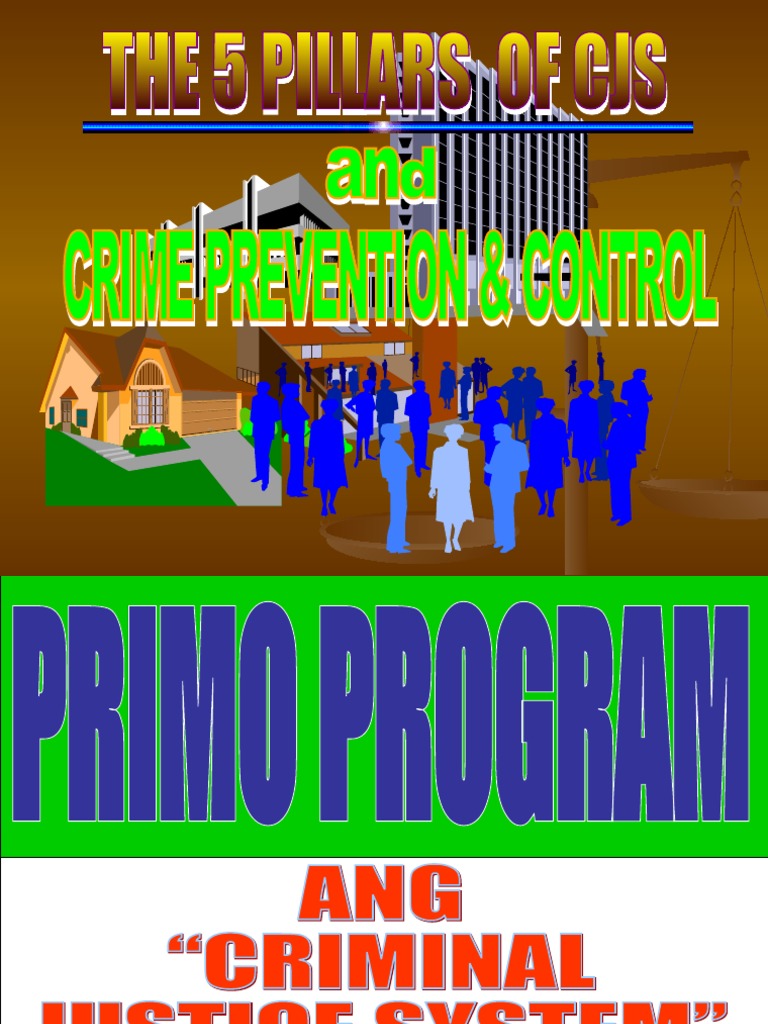 Criminal Justice System and Crime Prevention and Control | PDF