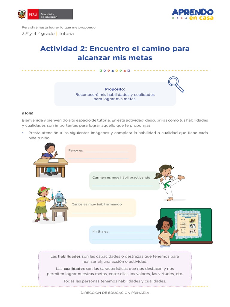Encontrando el camino hacia mis metas a través de mis habilidades y ...