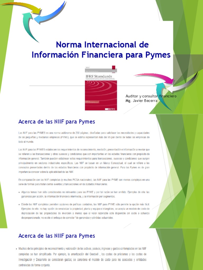Introducción A Las NIIF (Pymes) | PDF