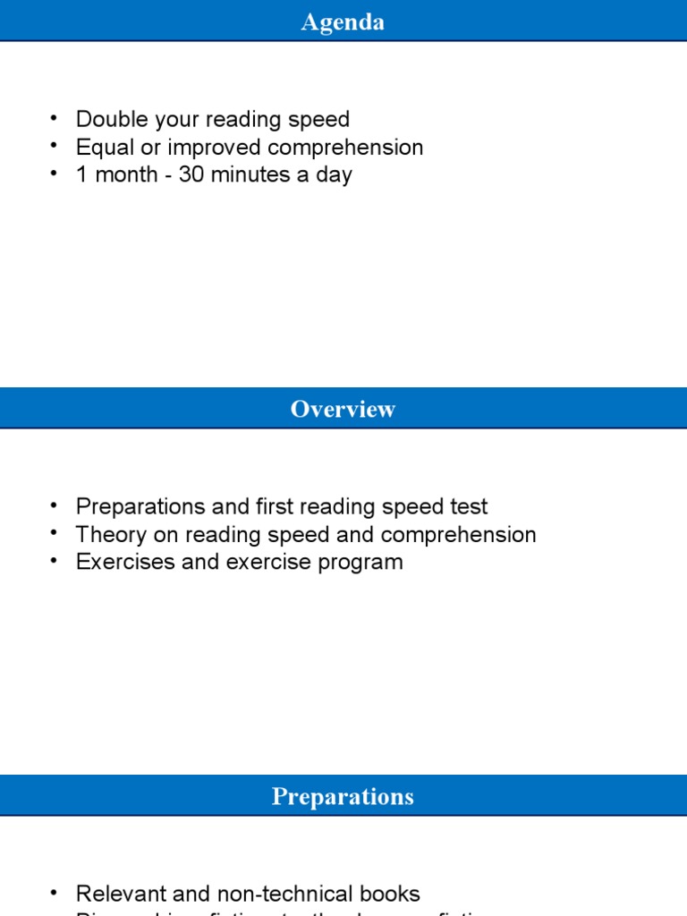 Double Your Reading Speed - Equal or Improved Comprehension - 1 Month ...