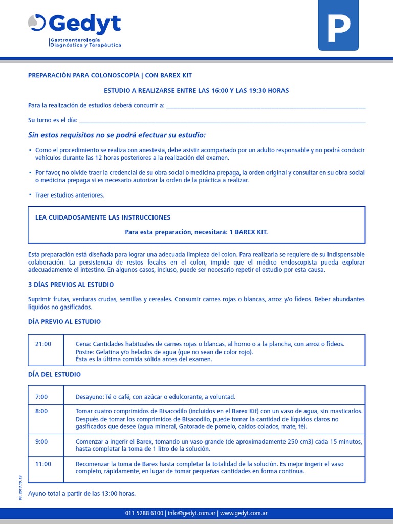 Preparación para colonoscopía: instrucciones detalladas para el ...
