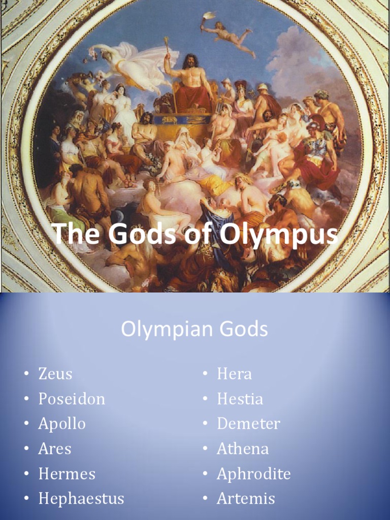 The Gods of Olympus | PDF | Apollo | Zeus